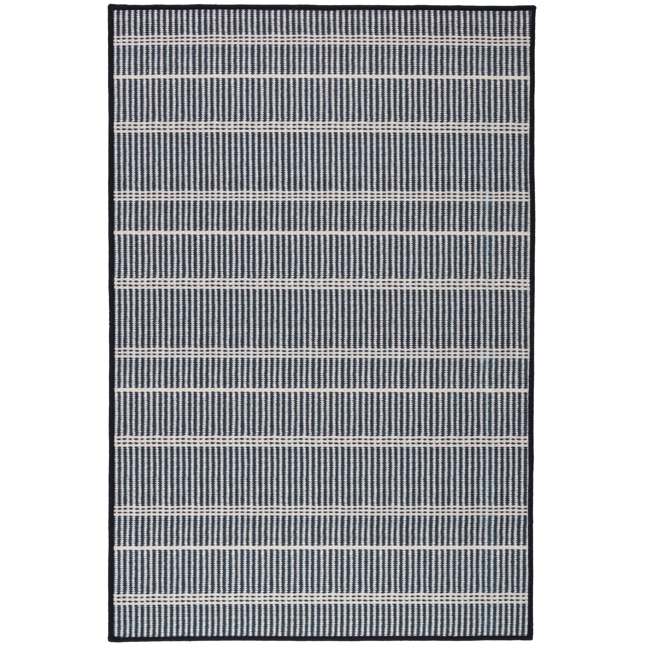 Dash & Albert Samson Machine Washable Rug, 3' x 5', Black - Walmart.com