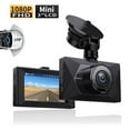 Dash Cam 1080P Crosstour, DVR Car Driving Recorder, 3 inch LCD Screen ...