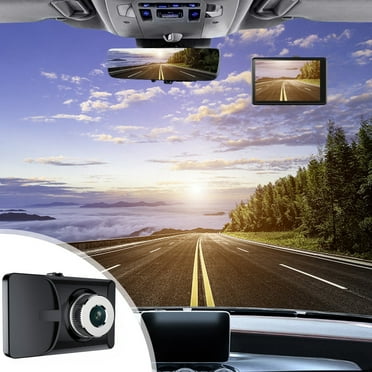 TekDeals Auto Dash Cam Recorder, 2.4'' Full HD 1080P, Front/Rear Camera ...