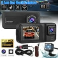 Dash Cam,1080P Front 720P Cab 480P Rear Triple Dash Camera, IPS Screen ...