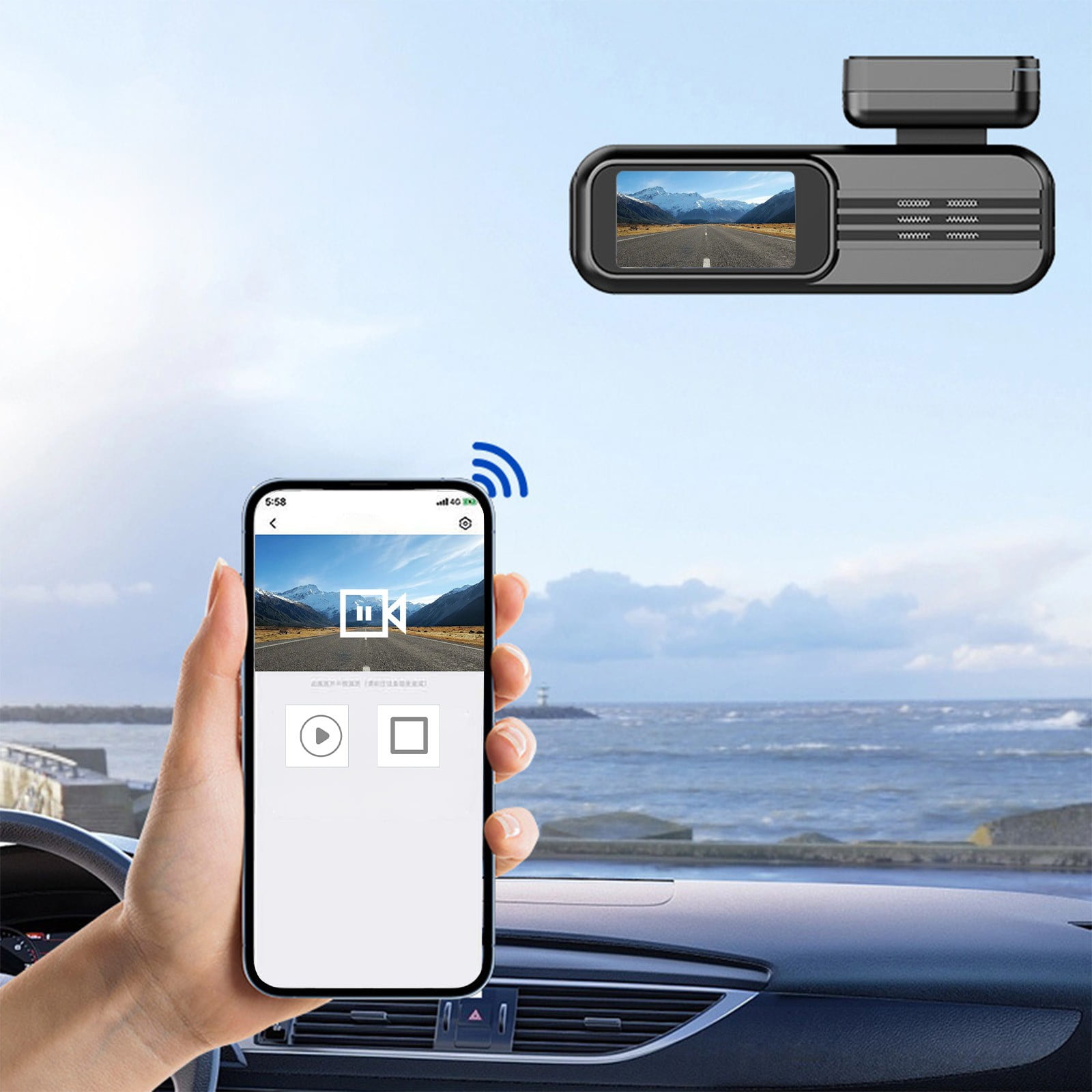 Dash Cam 1080P Front, Car Dash Camera with 3 Inch Display, 170 Degree ...