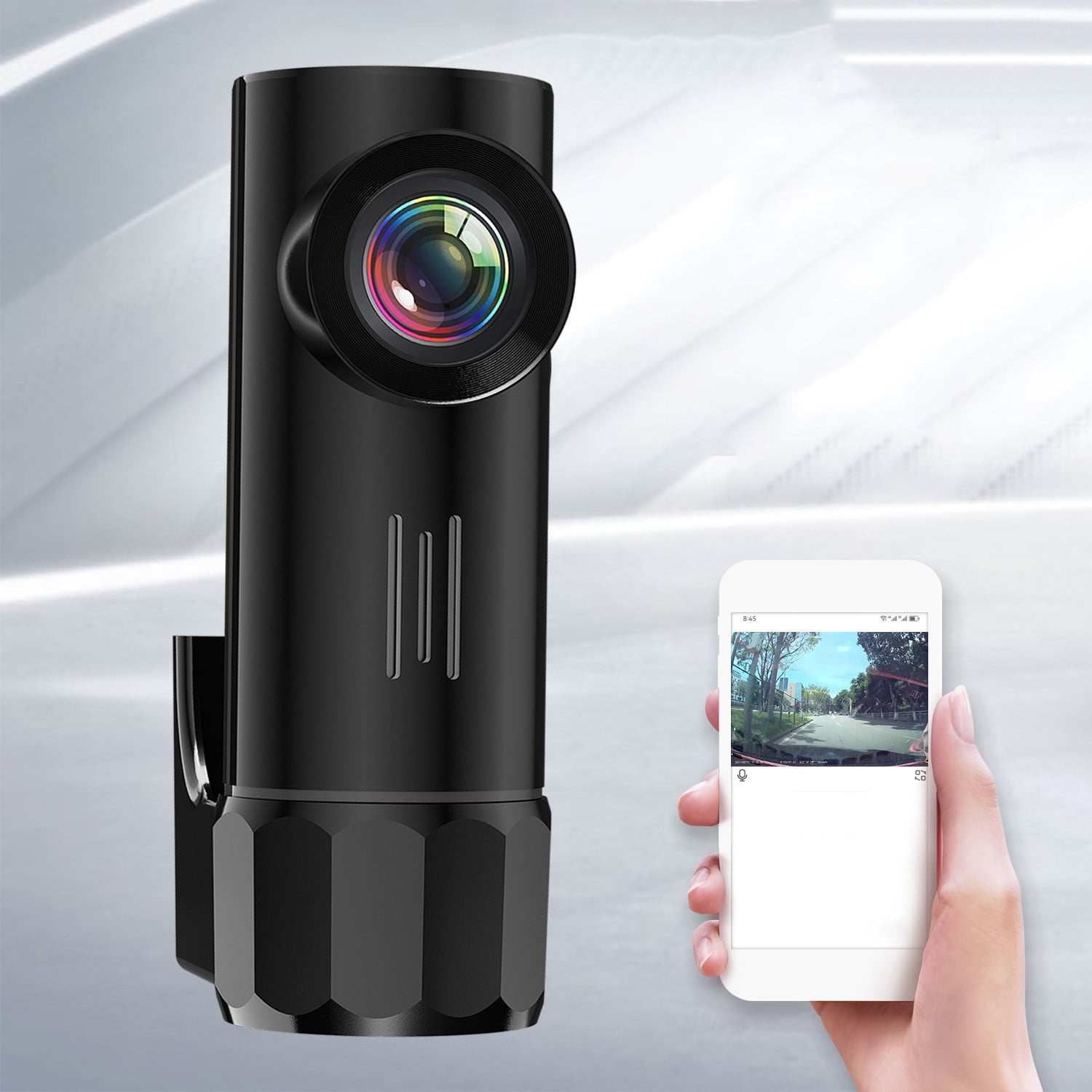 Dash Cam 720P Mini Car Camera | 120° Wide Angle | 360° Rotation | WiFi ...