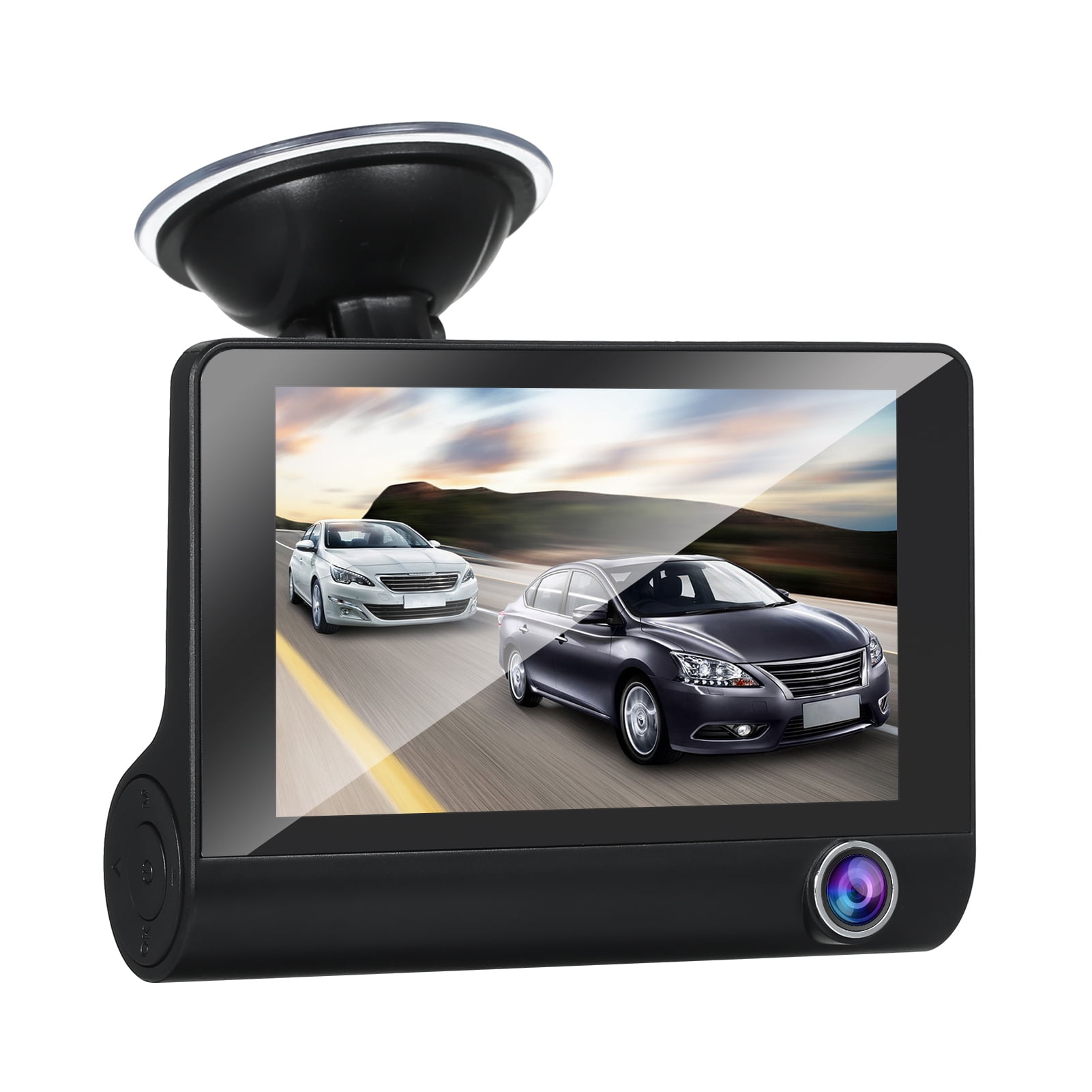 Dash Cam,And Rear 1080p Inch Ips Screen Cam With 4 Vision Loop 4 Inch ...
