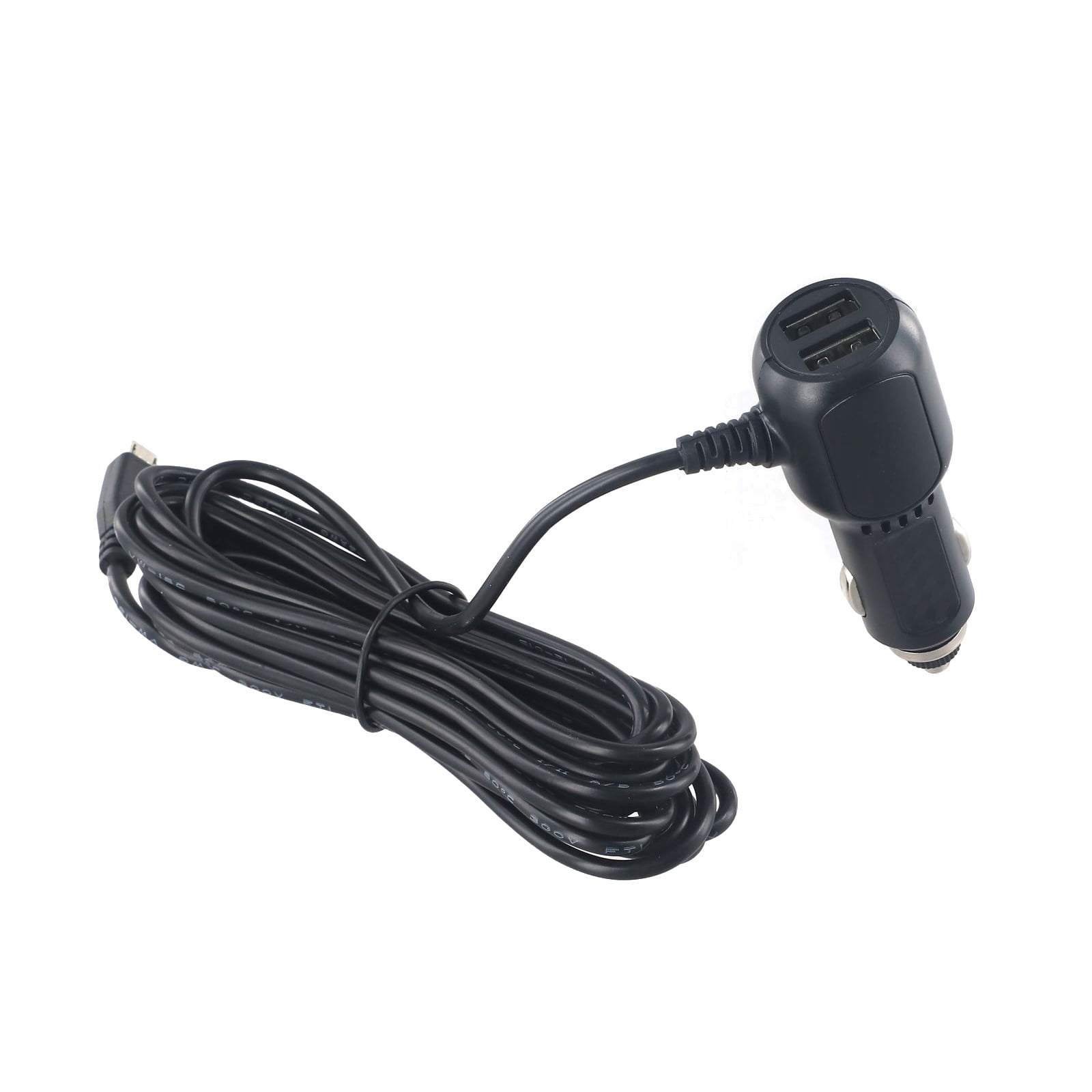 Dash Cam Car Charger USB Cable 11.5ft Power Cord Supply for DVR Camera ...