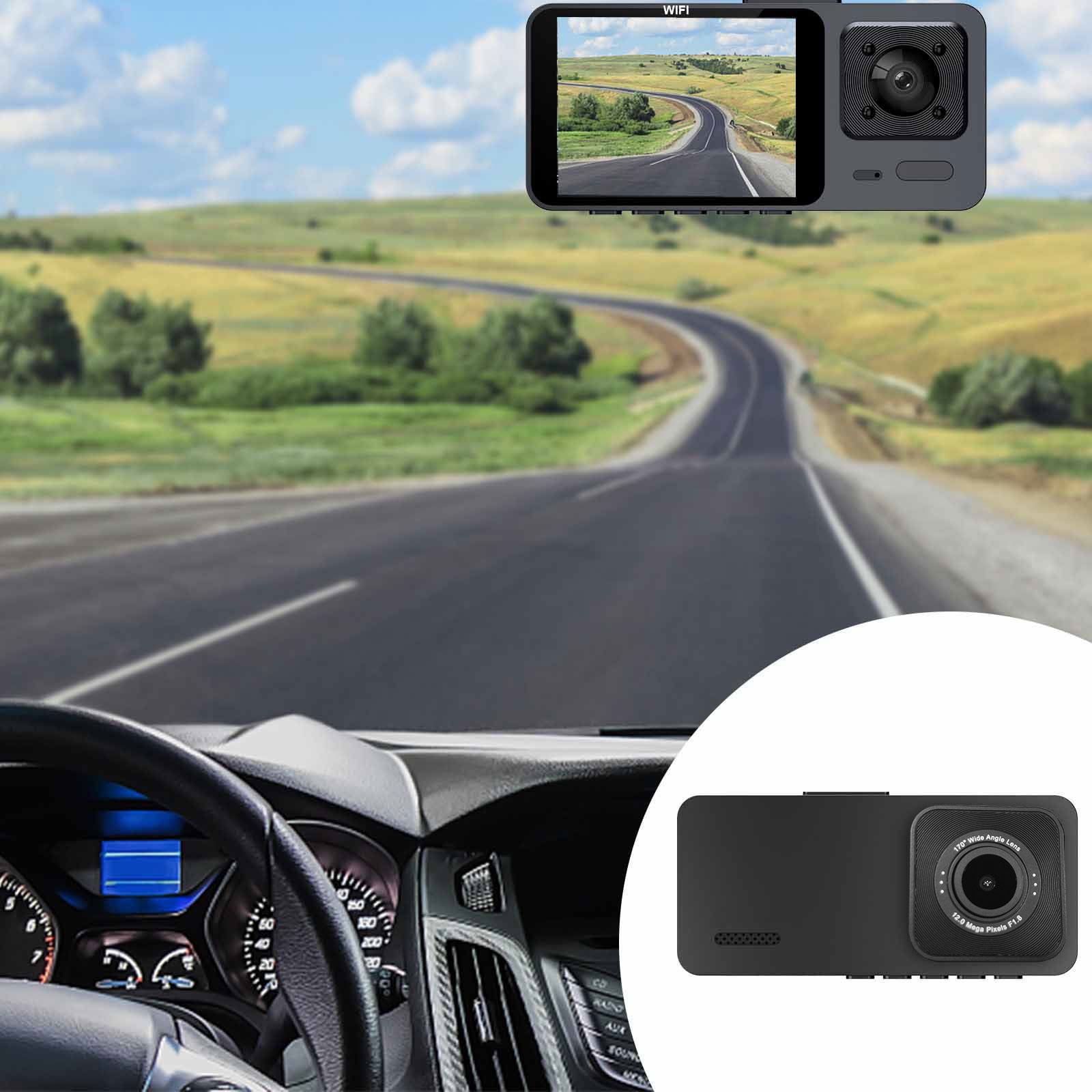 Dash Cam Front And Inside 1080P Dash Camera For Cars IR Night Vision ...