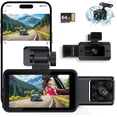 Dash Cam Front and Rear, Dash Camera for , Camera with 64GB Card, G ...
