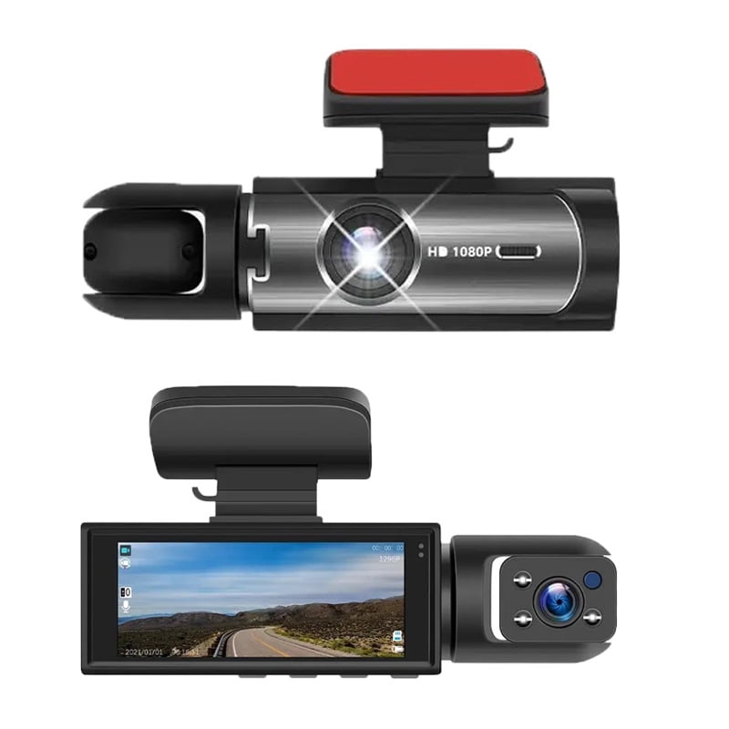 Dash Cam HD Dual Lens Dual Recording Infrared Night Vision 3M Car DVR ...