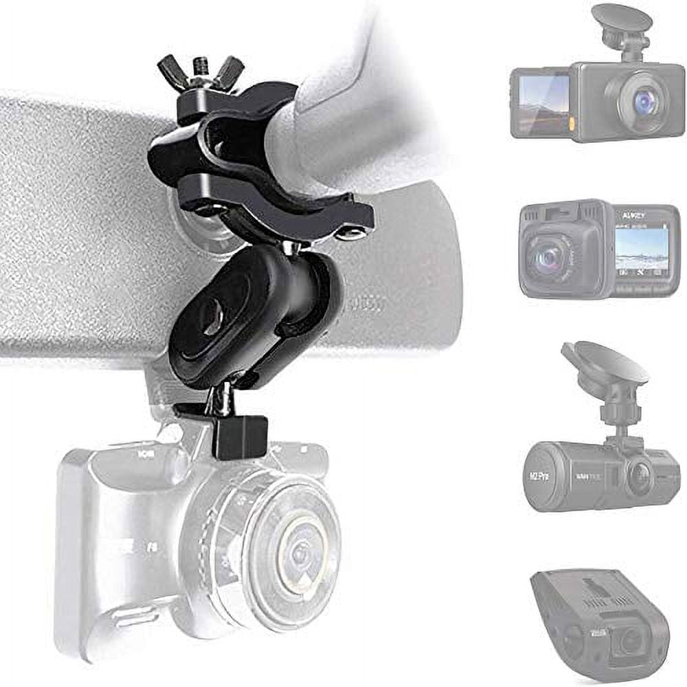 Dash Cam Mount, Universal Dash Camera Rear View Mirror Mount Holder Kit ...