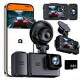 Dash Cam Wifi 1080p Fhd Car Driving Recorder Front And Inside Two Lens