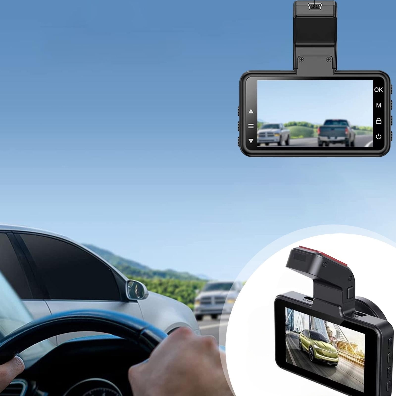 Savings Dash Camera for Cars, Dash Cam 1080P Car Camera,3.0 Inch Mini ...