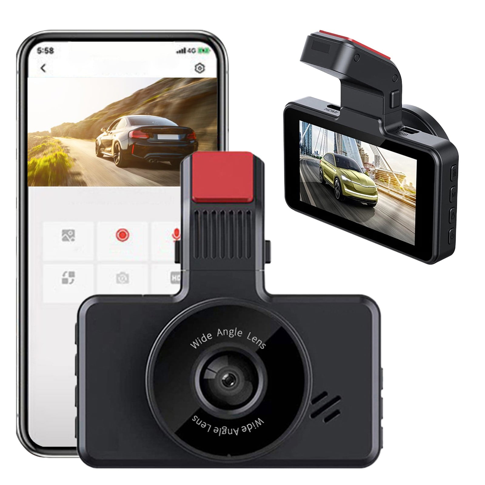 Dash Camera for Cars - Camera for Car - 1080P High-Definition Screen ...