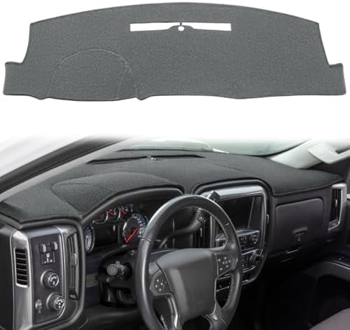 Dash Cover Custom Fit for 2014-2018 Chevy Chevrolet Silverado/GMC ...