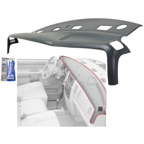 Dash Cover For 2002-2005 Dodge Ram 1500 2500 3500 Presidio Gray Molded ...