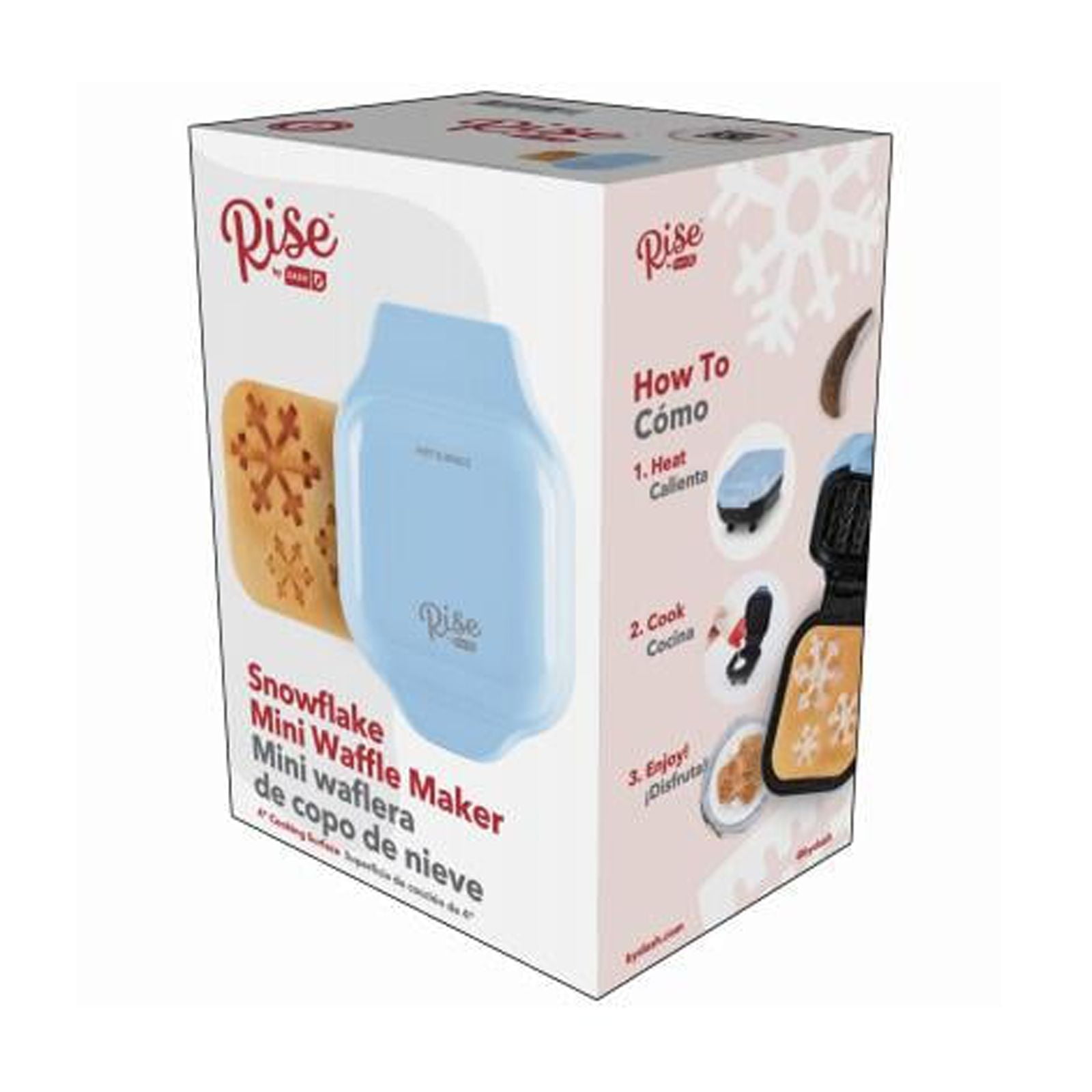 Dash DMF001BM Snowflake Mini Waffle Maker - Quantity 1 - Walmart.com