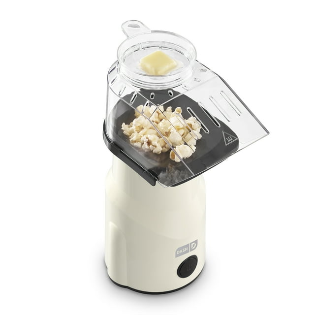 Dash Hot Air Fresh Popcorn Popper with Butter Melting Tray, Compact ...