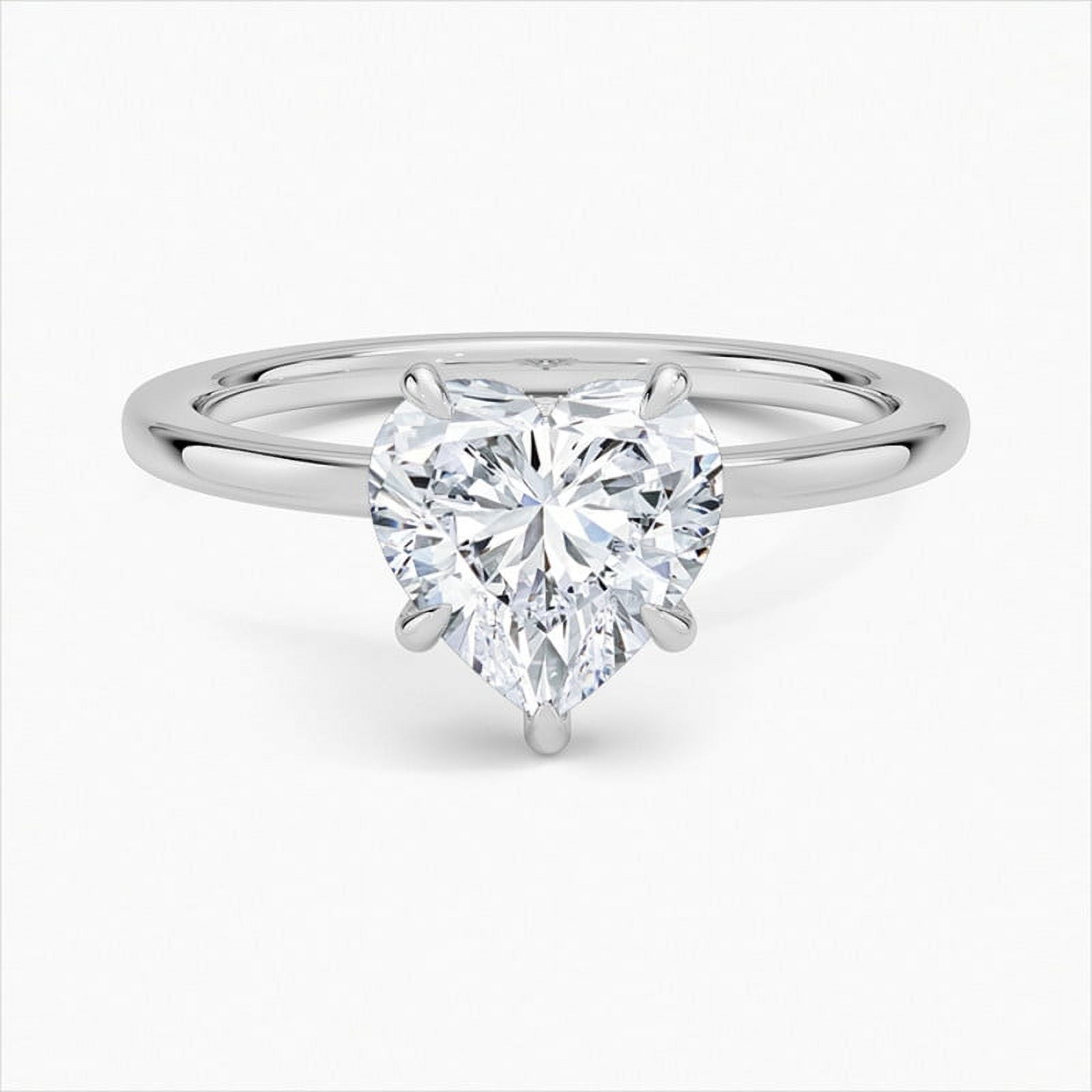 Dash JEWEL 1.8 Ct Heart Cut Lab Created Diamond Wedding Ring - 14K ...