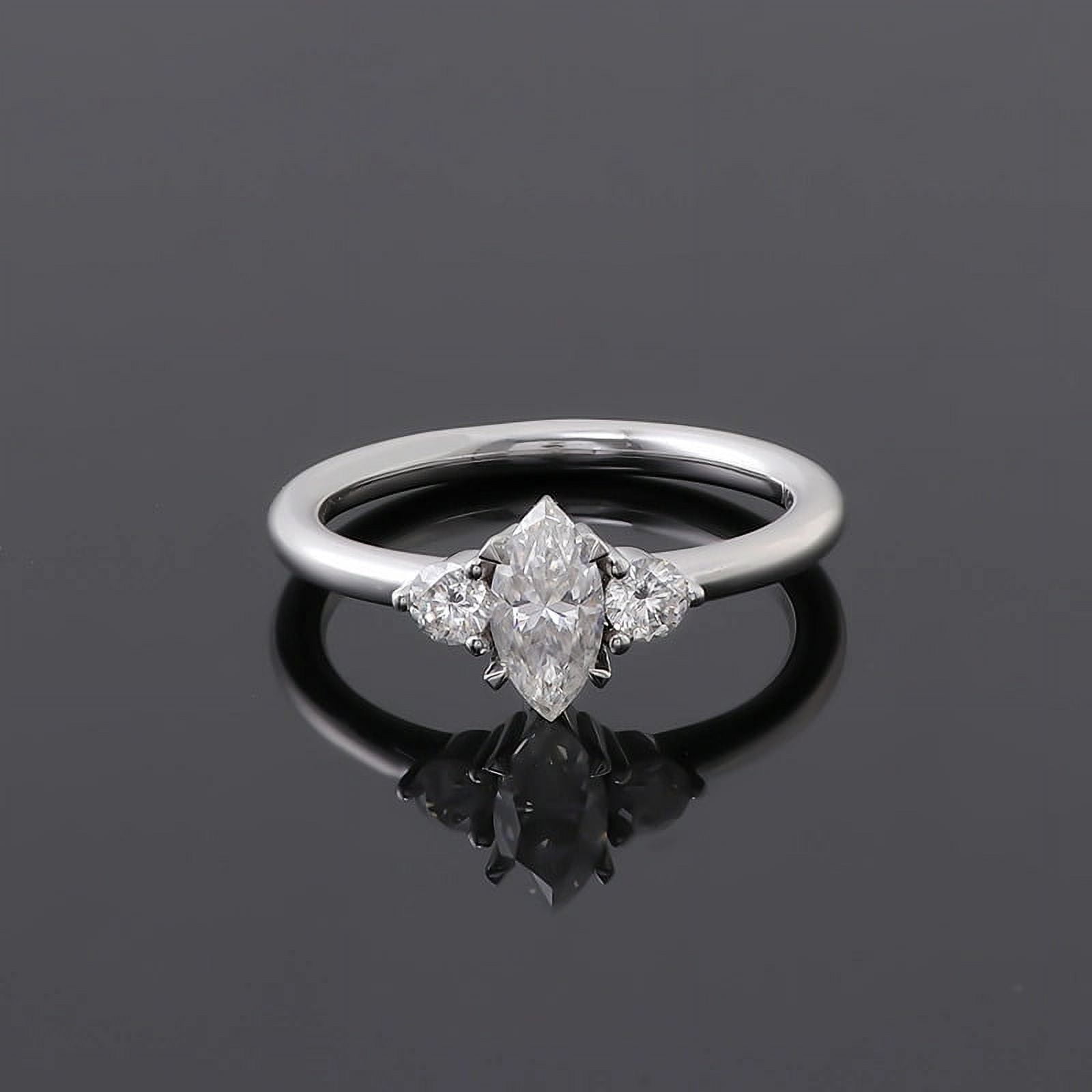 Dash Jewel 1.3 Ct Marquise Cut Diamond Engagement Ring - Unique 14K ...