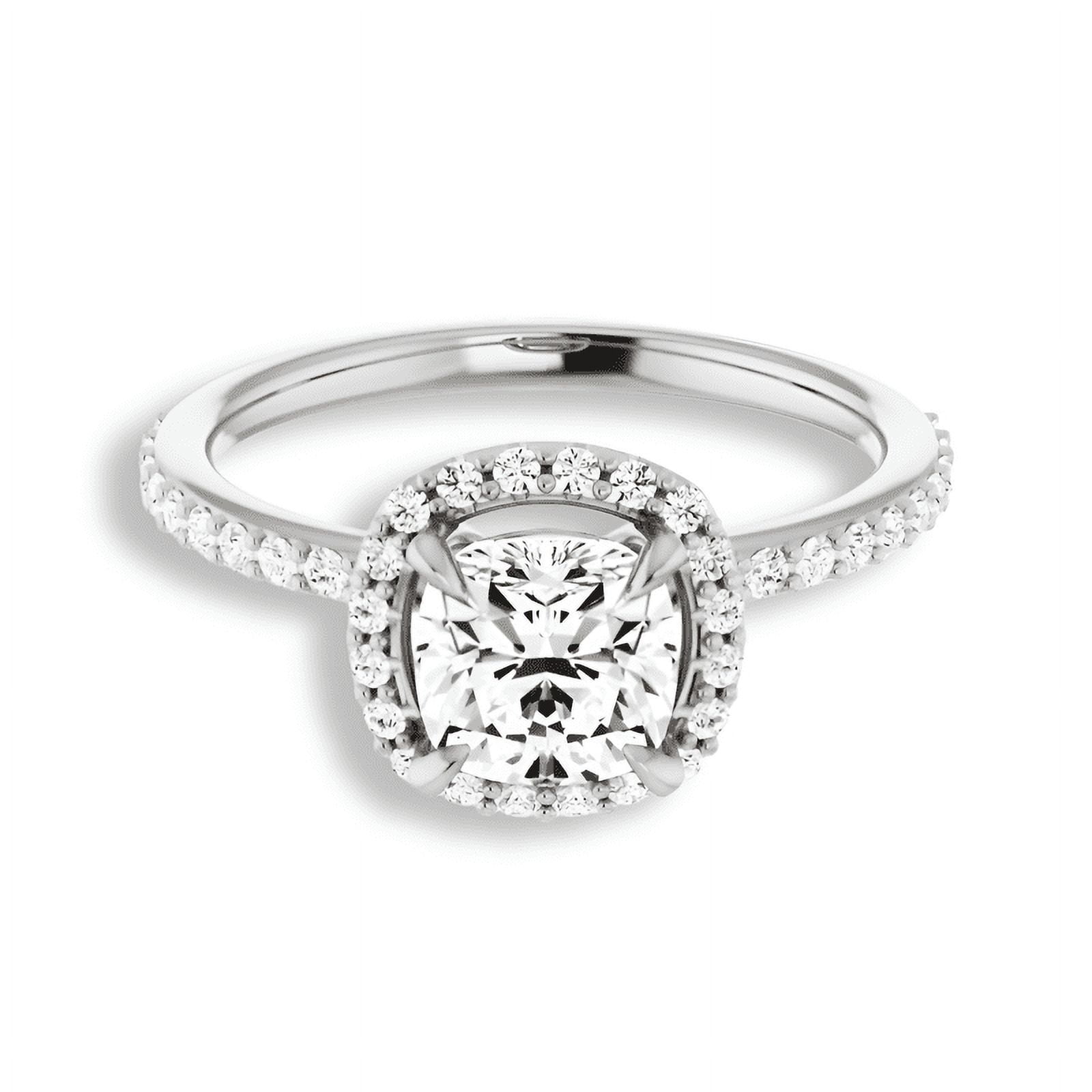 Dash Jewel 1.4 Ct Oval Cut Lab Created Simulated Diamond - 14K White ...