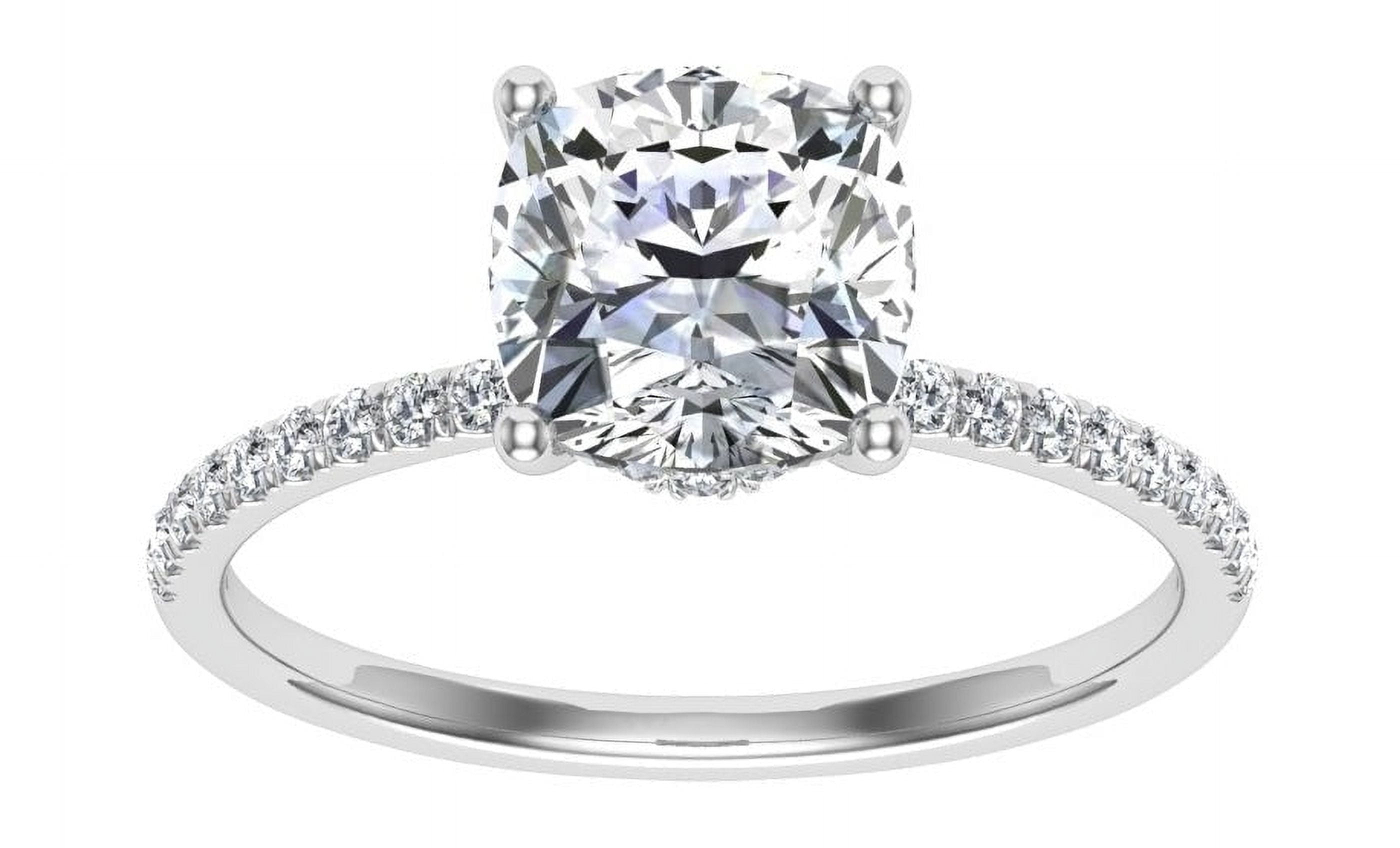 Dash Jewel 1.7 Ct Lab Created Diamond Ring - 14K White Gold Plated ...