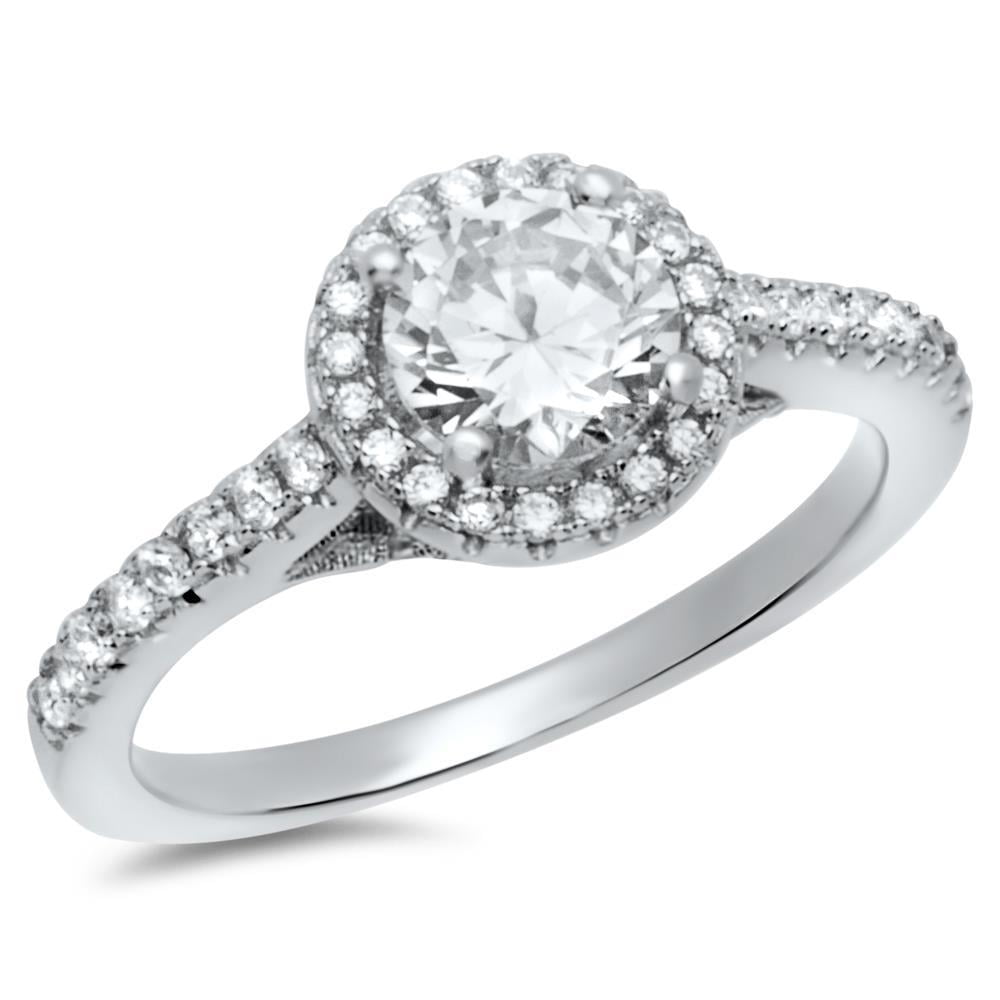 Dash Jewel 1.7 Ct Round Cut Diamond Solitaire Ring - Women's Engagement ...