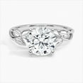 Dash Jewel 1.8 Ct Round Cut Diamond Rings - 14K White Gold Over Ring ...