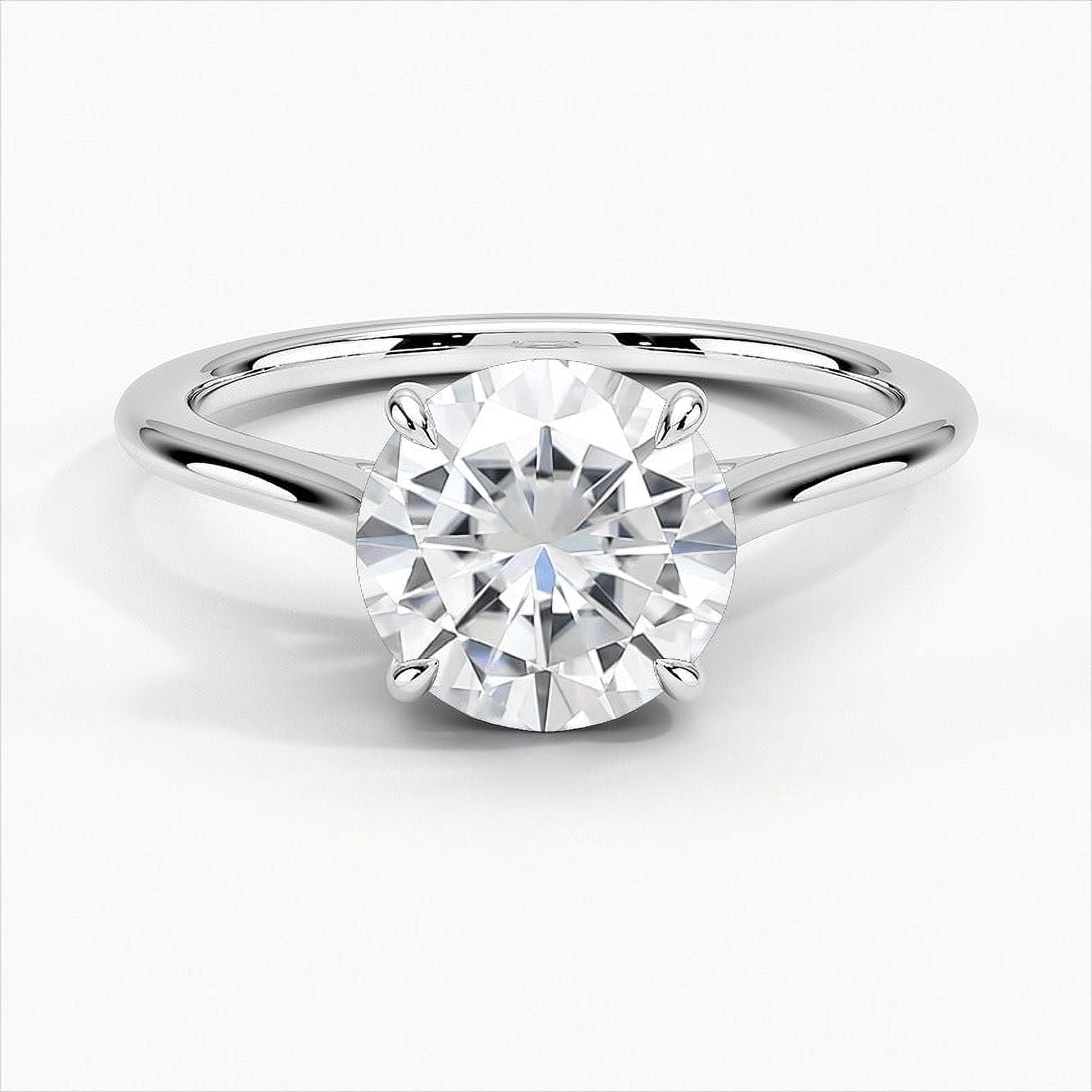 Dash Jewel 1.8 Ct Round Cut Solitaire Diamond Engagement Ring - Lab ...