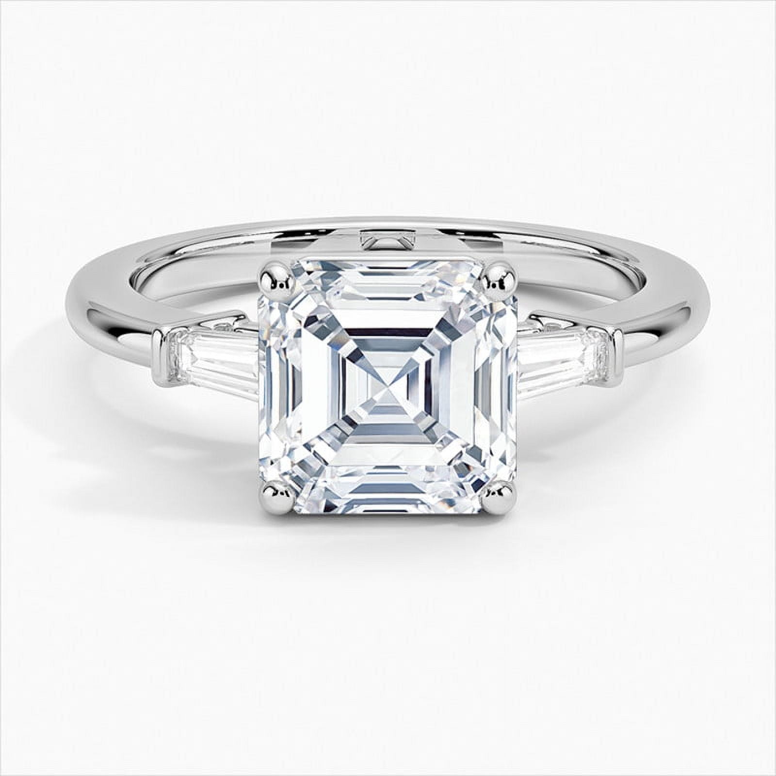 Dash Jewel 2.2 Ct Radiant Cut Diamond Solitaire Rings for Her - 14K ...