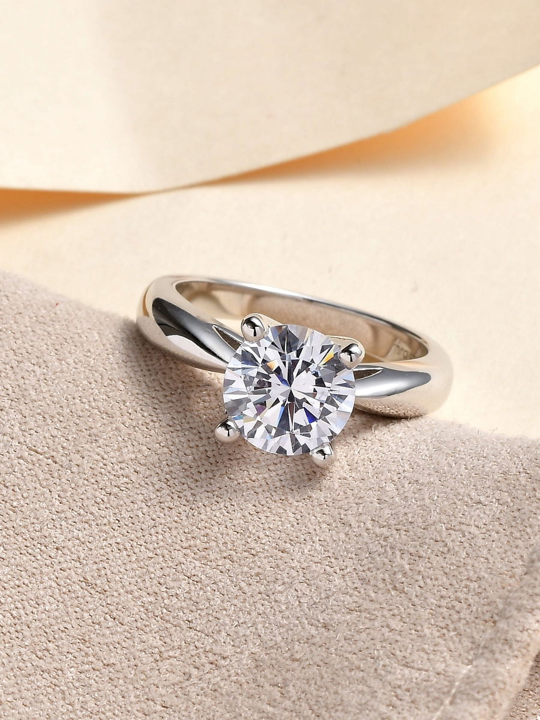 Dash Jewel 1.9 Ct Round Cut VVS1/D Lab Created Simulated Diamond Women ...