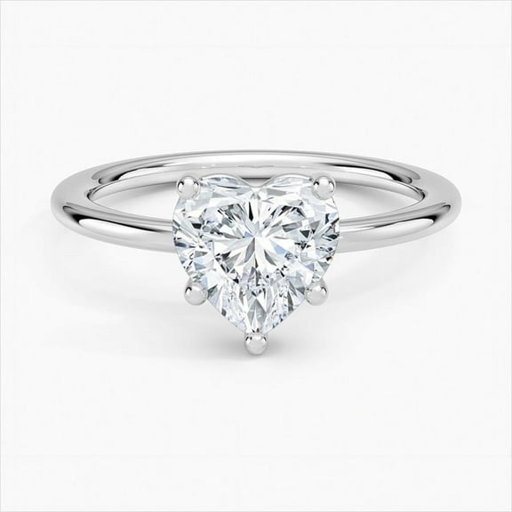 Dash Jewel 14k White Gold Over Diamond Engagement Ring - 1.7 Ct Cushion ...