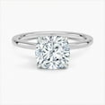 Dash Jewel 14k White Gold Over Diamond Engagement Ring - 1.7 Ct Cushion ...