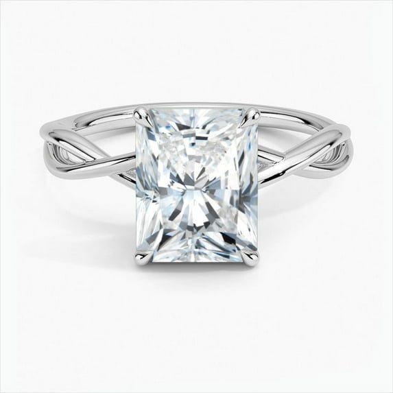 Dash Jewel 2.1 Ct VVS1/D Radiant Cut Lab Created Simulated Diamond ...