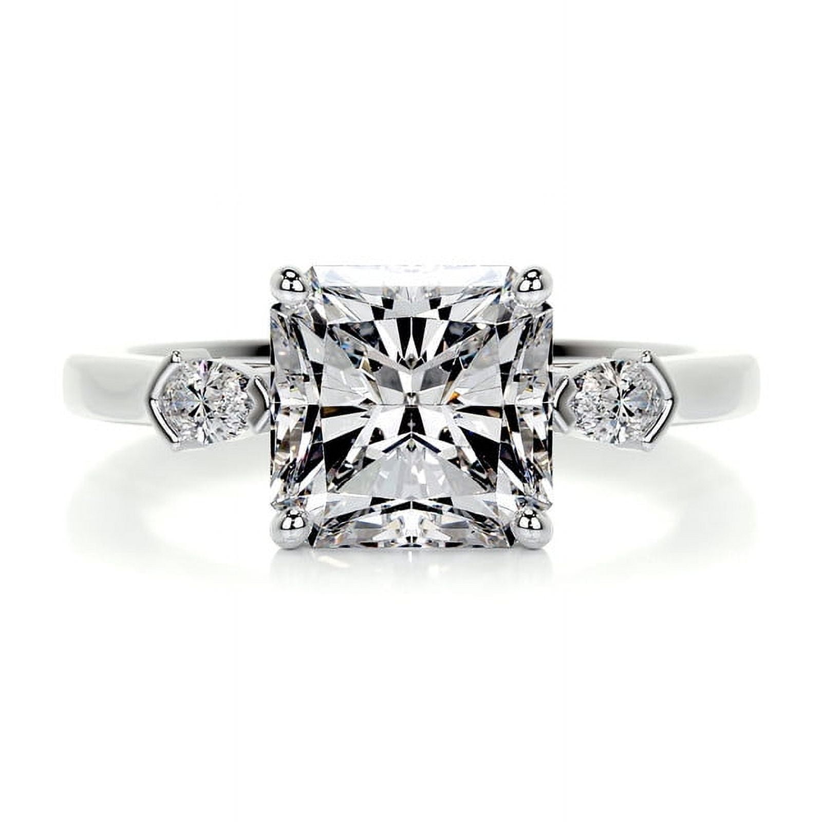 Dash Jewel 2.2 Ct Lab-Created Simulated Diamond Cushion Cut Mid Century ...