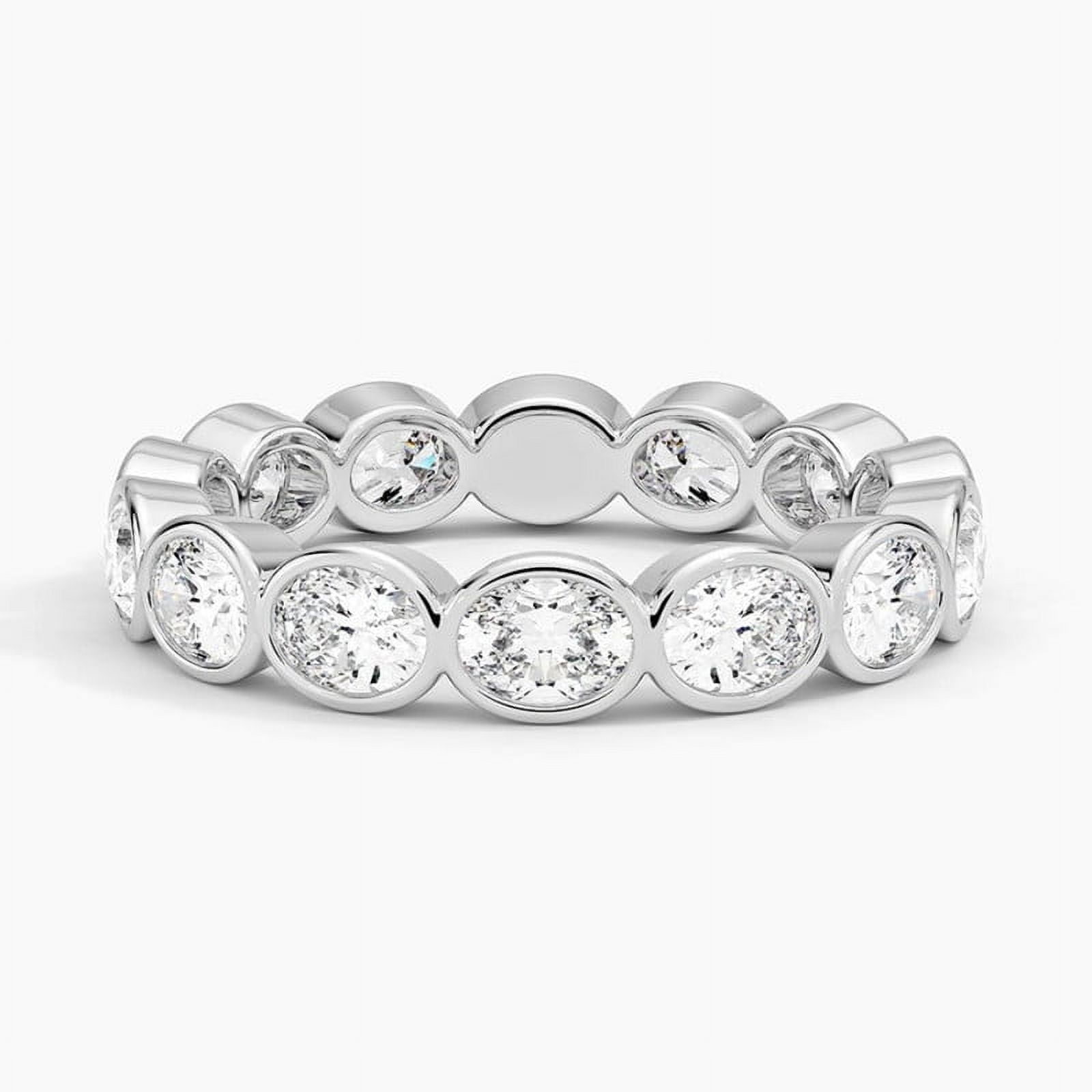 Dash Jewel 2.25 Ct Oval Excellent Cut Anniversary Diamond Ring - 14K ...