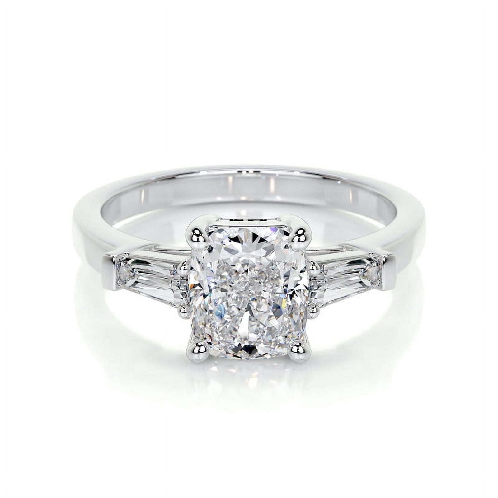 Dash Jewel Beautiful 1.8 Ct Pear Cut Diamond Mid Century Engagement ...