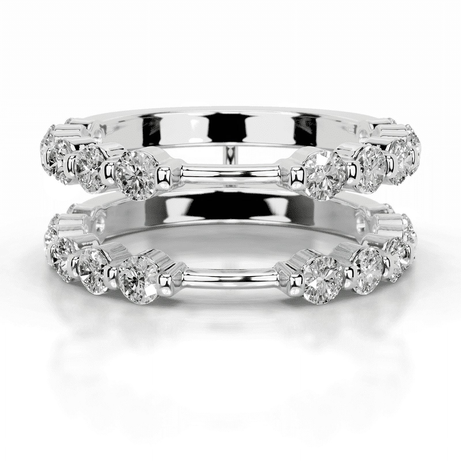 Dash Jewel Beautiful 2.3 Ct Round Cut Diamond Eternity Engagement Ring ...