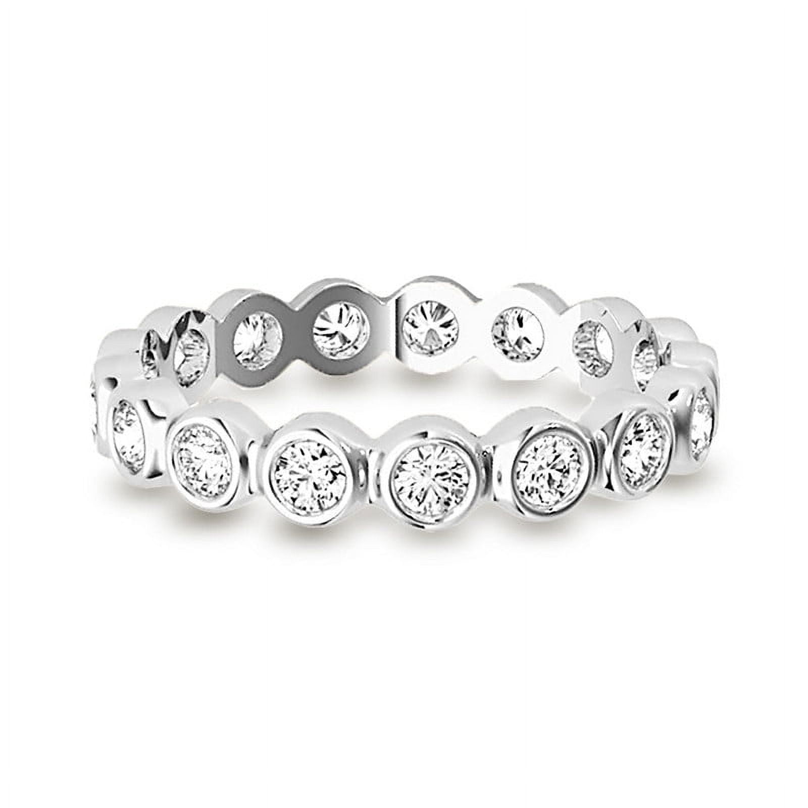 Dash Jewel Brilliant 0.9 Ct Round Cut Diamond Ring - 14K White Gold ...