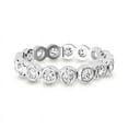 Dash Jewel Brilliant 0.9 Ct Round Cut Diamond Ring - 14K White Gold ...