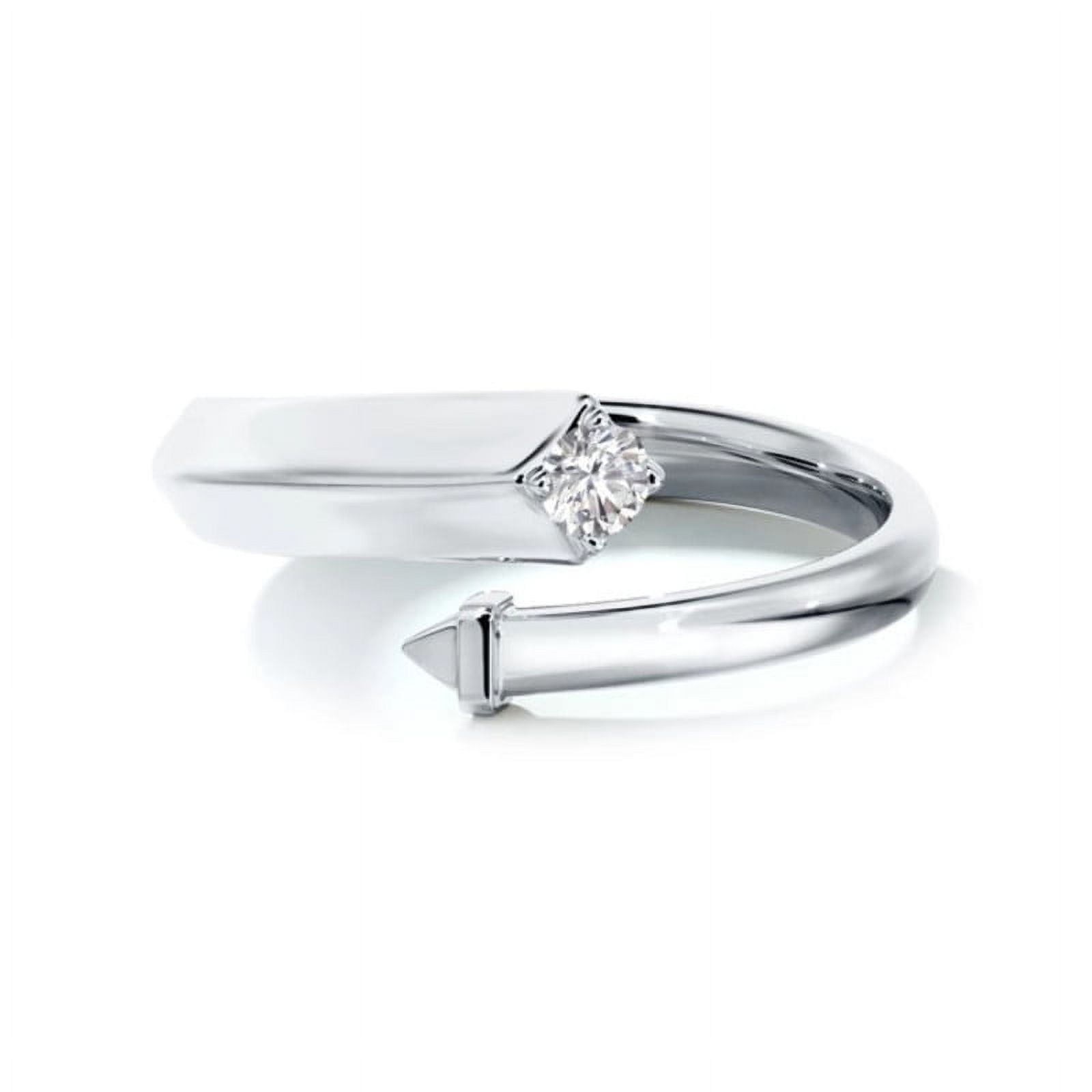 Dash Jewel Brilliant 1.1 Ct Round Cut White Diamond Anniversary Ring ...
