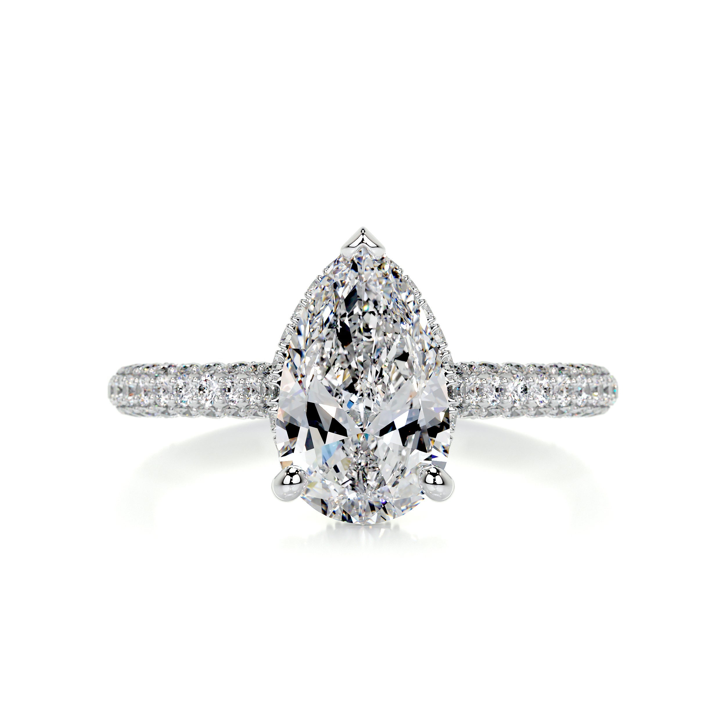 Dash Jewel Brilliant 2.3 Ct Round Cut Diamond Engagement Ring for Her ...