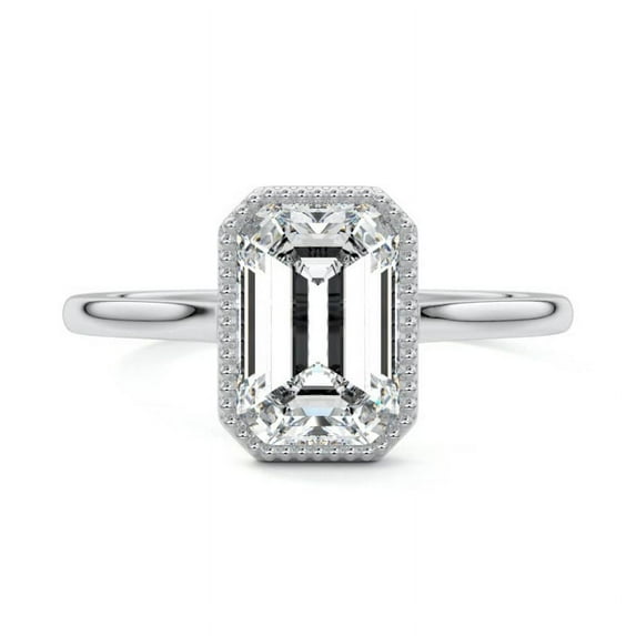 Dash Jewel Emerald Cut 2.1 Ct Lab Created Diamond Ring - Diamond Ring ...