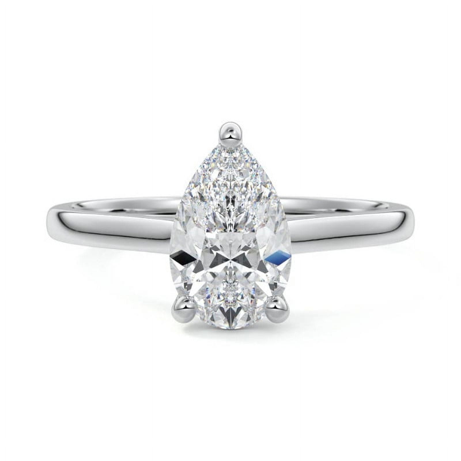 Dash Jewel Pear Cut Excellent 1.9 Ct Diamond Ring For Women's - 14K ...