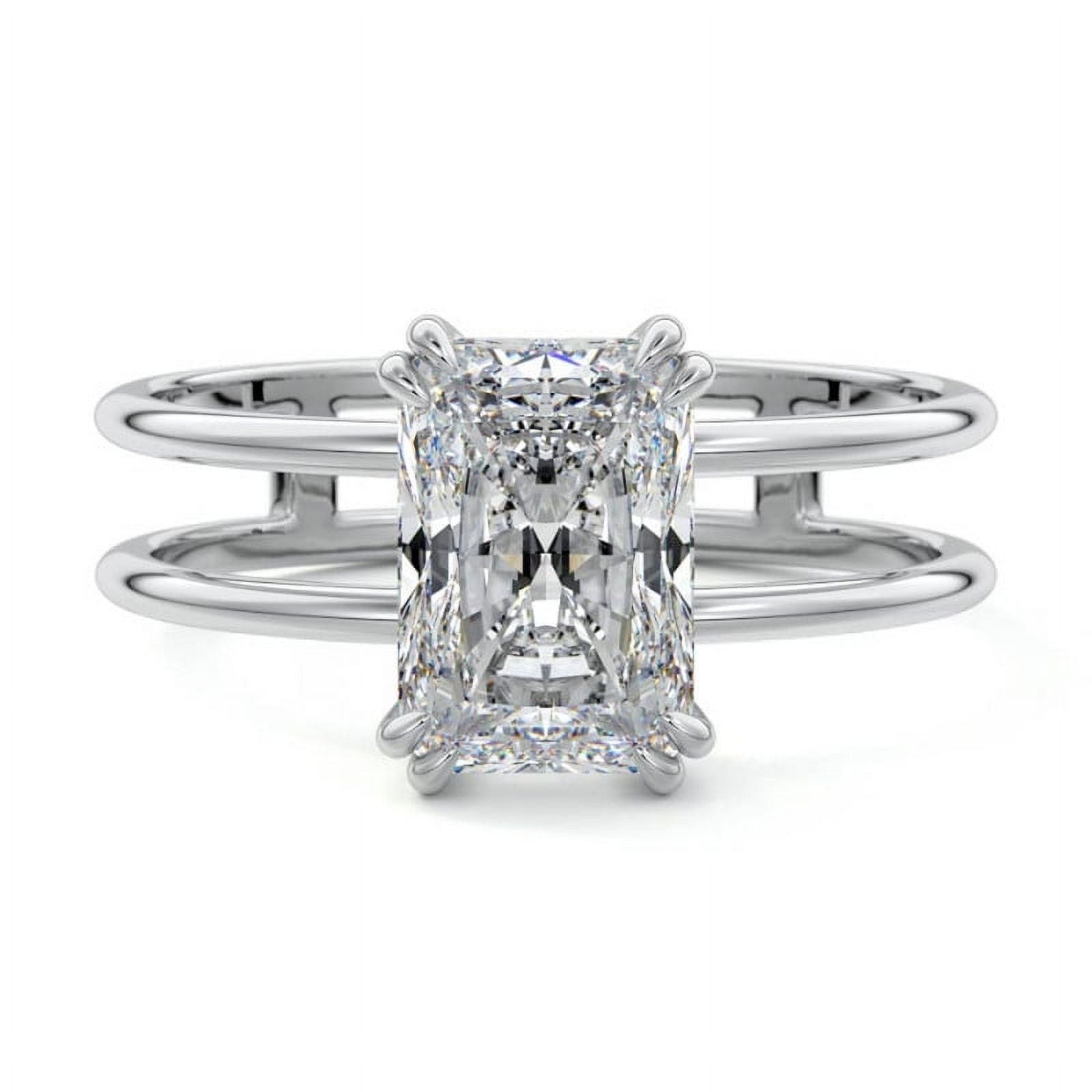 Dash Jewel Radiant Cut Excellent 2 Ct Diamond Ring For Women's - Solo ...