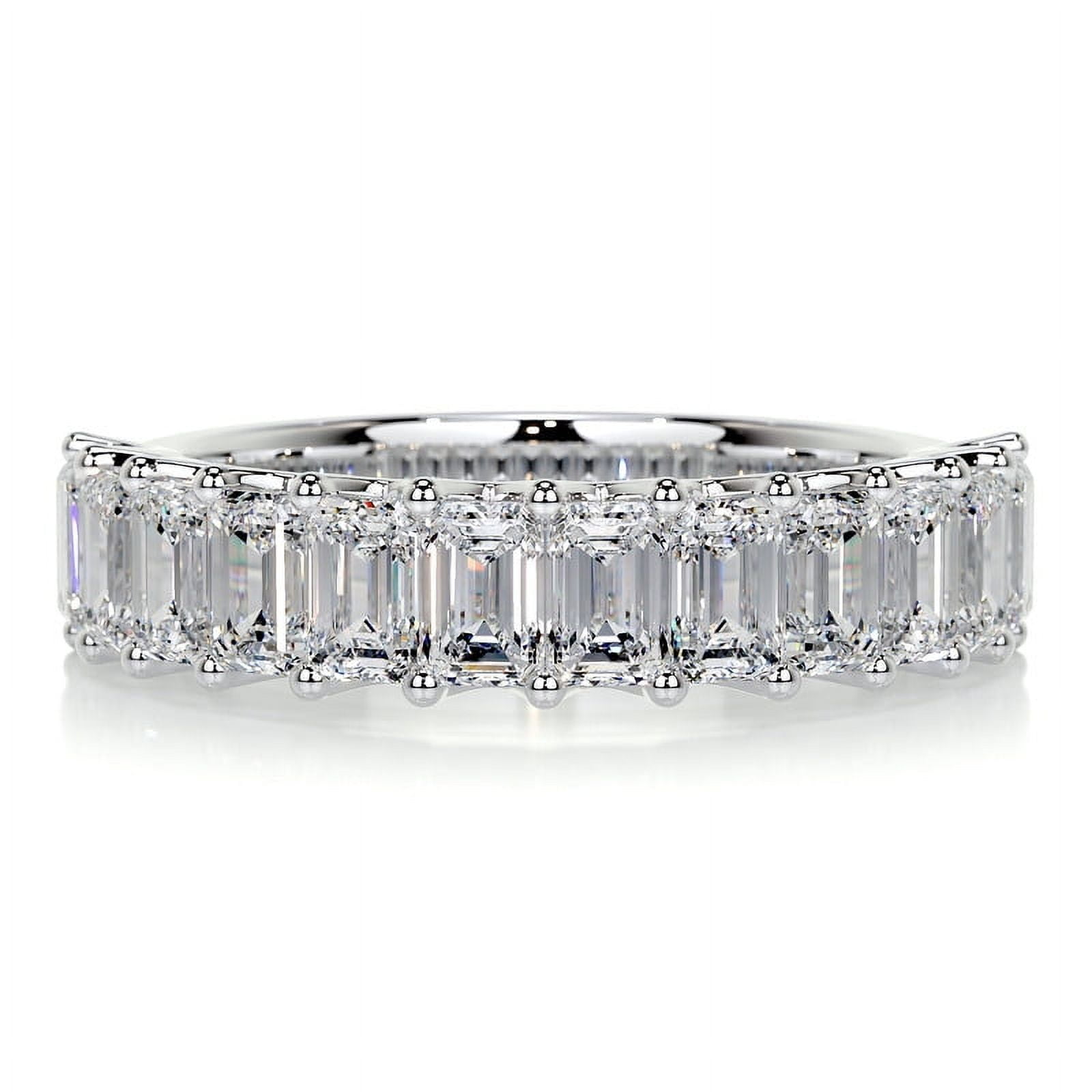 Dash Jewel Round Cut Diamond Eternity Engagement Ring - 2.2 Ct Lab ...