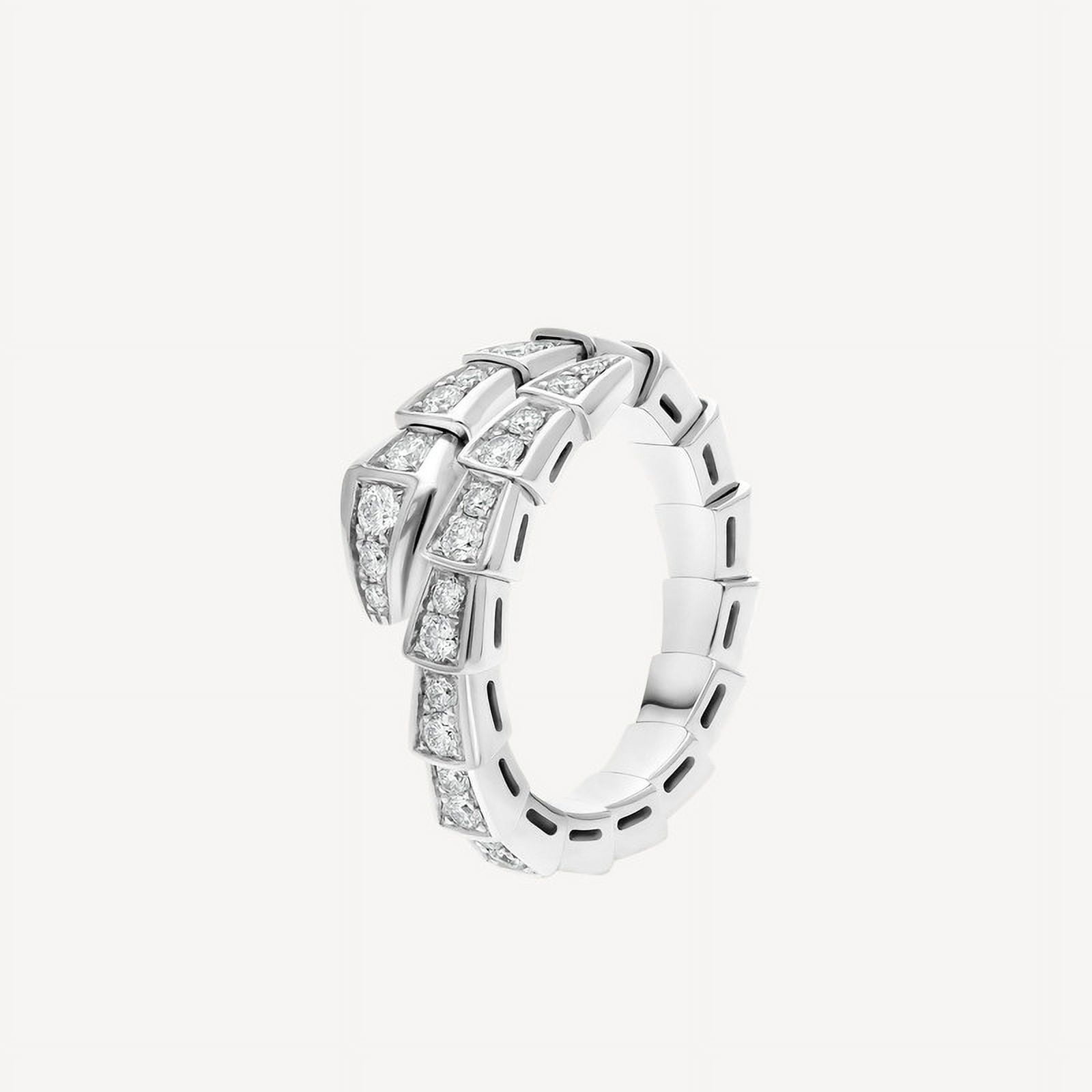 Dash Jewel Silver 14K White Gold Plated Ring - Round Cut Excellent 2.1 ...