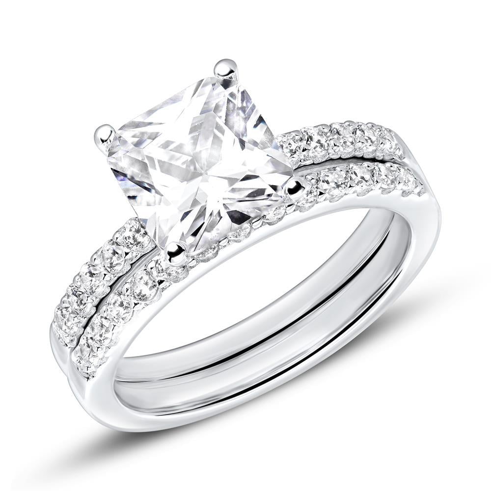 Dash Jewel Timeless 2.1 Ct Round Cut Diamond Engagement Ring - Crafted ...