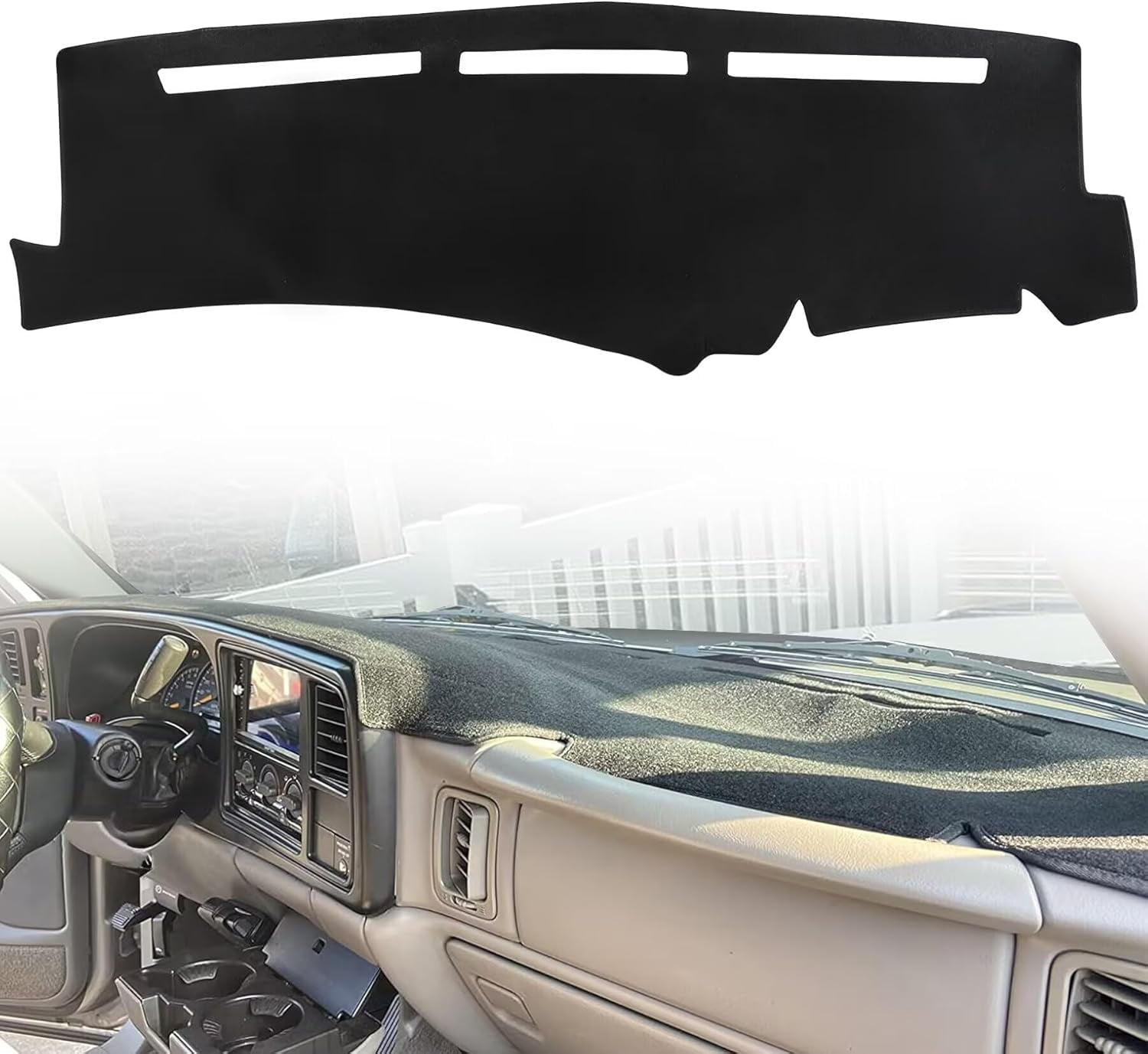 Dash Mat Dashboard Cover, Fits for Chevy Chevrolet Silverado 1500/2500 ...