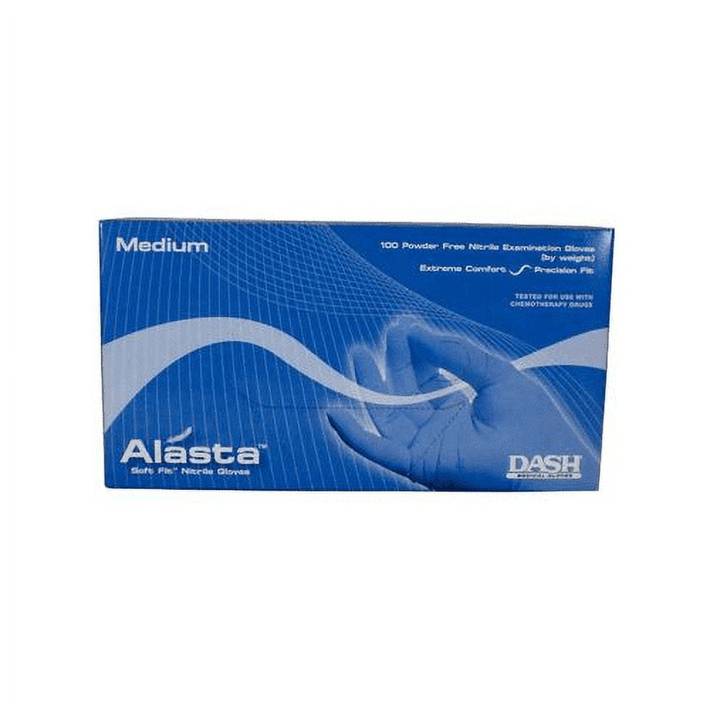 Dash Medical ALS100M Alasta Nitrile Examination Gloves Powder Free ...