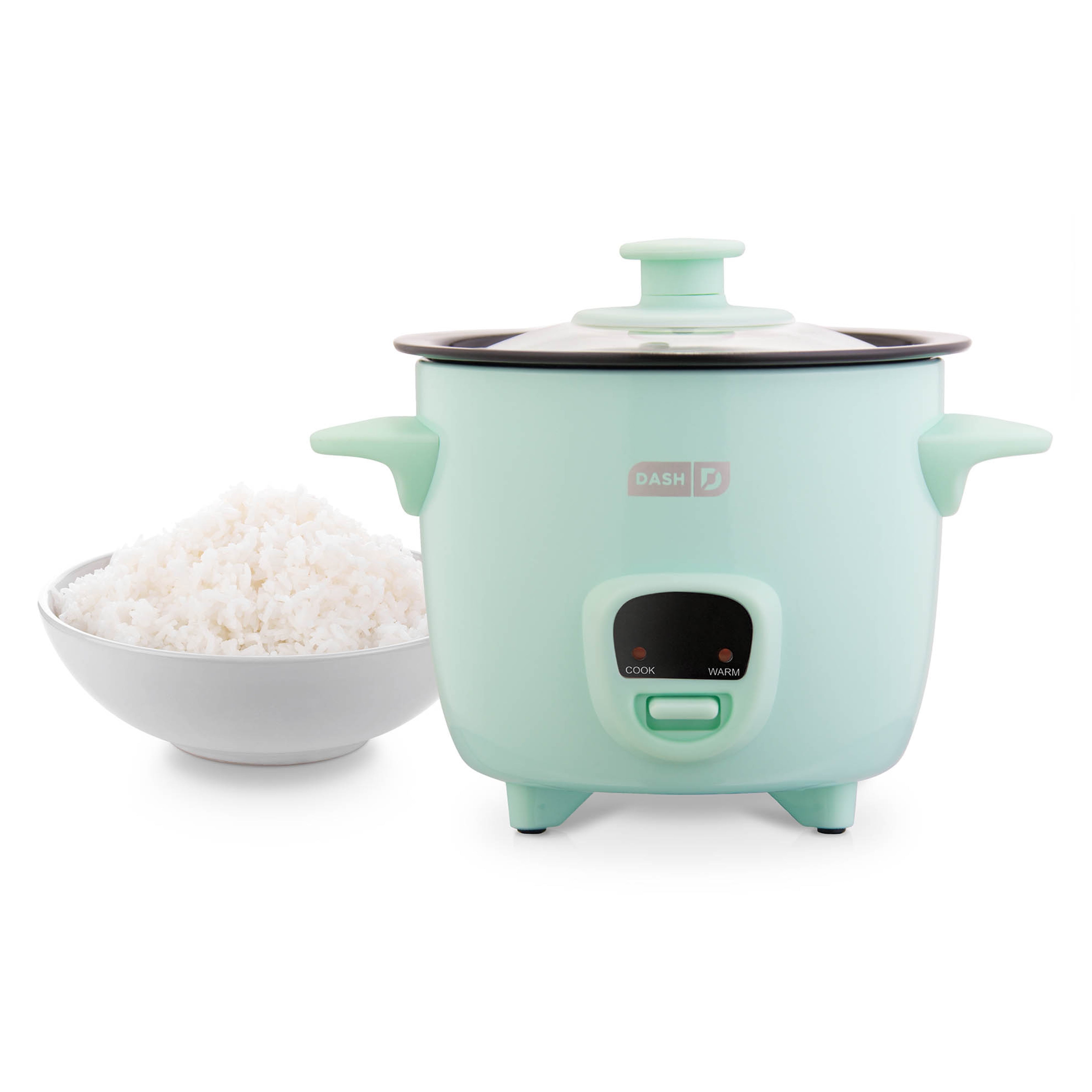 Dash, Mini Rice Cooker Steamer, 0.5 Quart, Removable Nonstick Pot, Keep ...