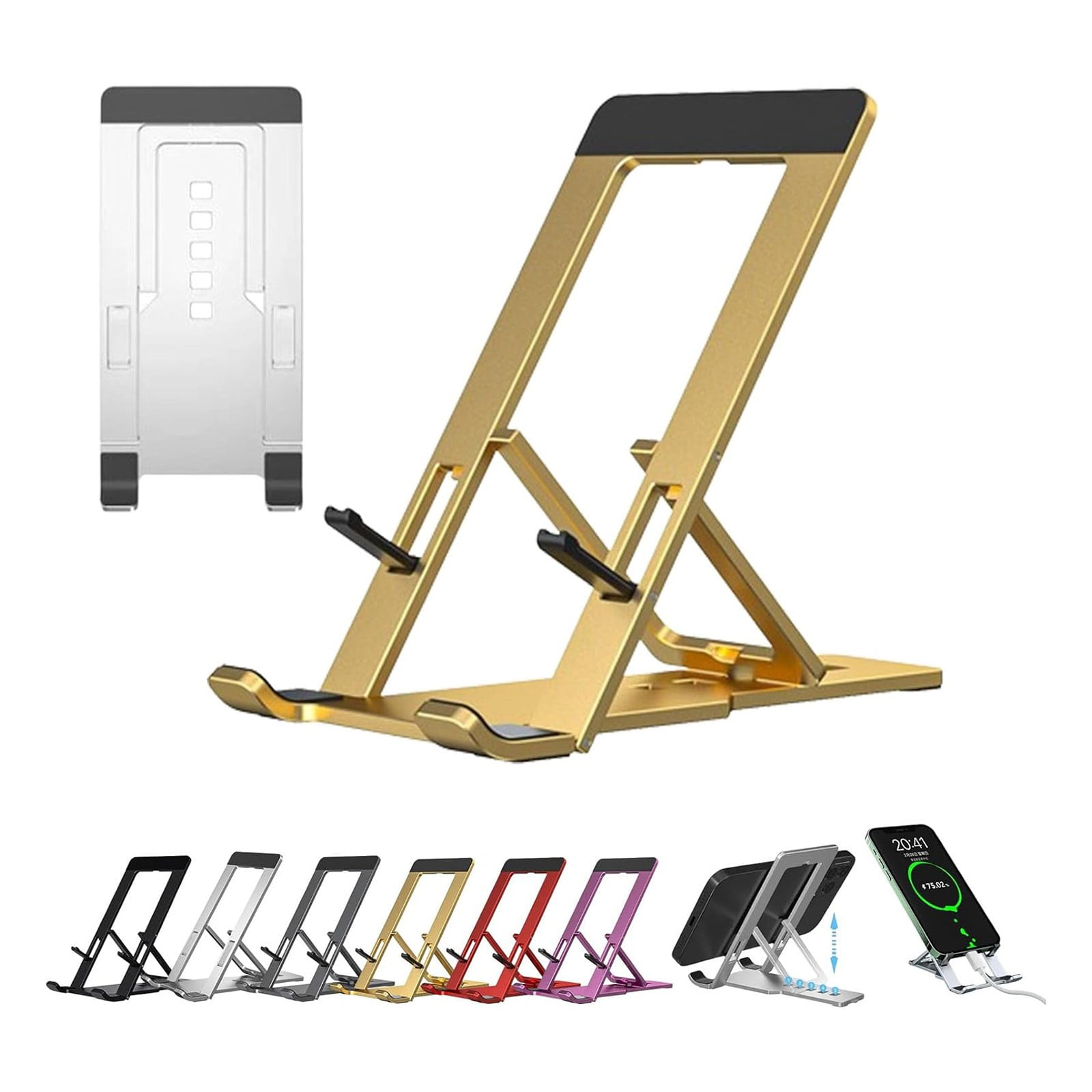 Dash Phone Holder For Car Fully Adjustable Foldable Desktop Phone ...