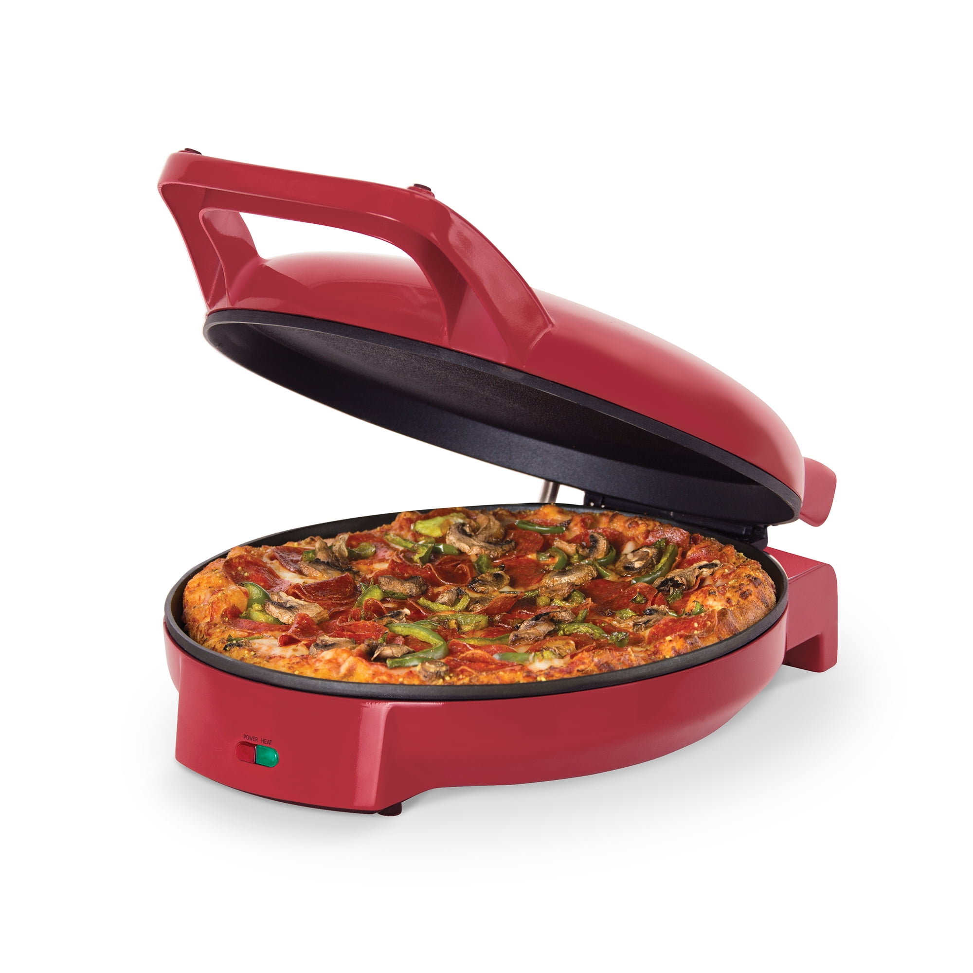 Dash 12" Pizza Griddle, Red - Personal Pizza Maker with Dual Cooking ...
